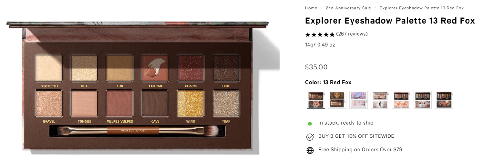 Perfect Diary Eyeshadow Palette | Reviewing 2 Best Sellers